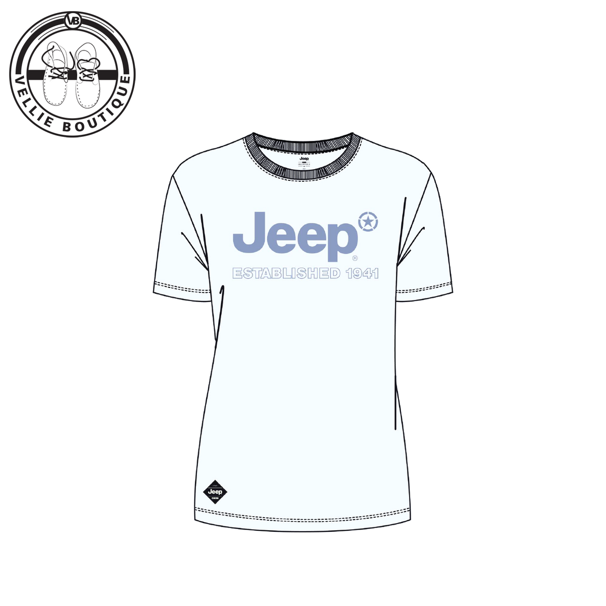 Jeep Ladies 41T - White – Vellie Boutique