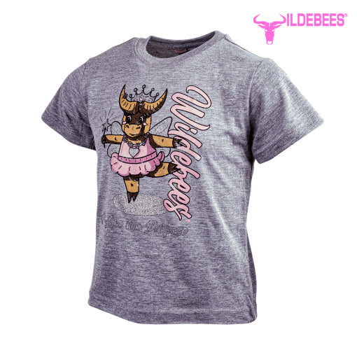 Wildebees Girls Loslit Ballerina Tee - Grey – Vellie Boutique