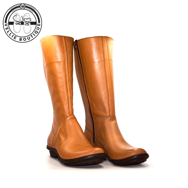 Tsonga Vutha Long Leg Boot (Hazel Relaxa) | 1995.00 ZAR | Vellie Boutique